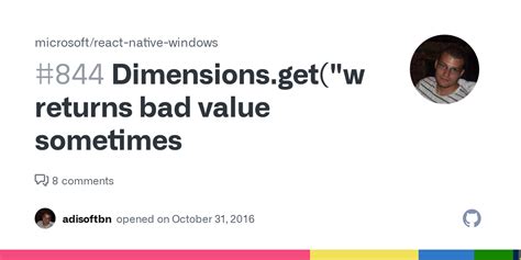 Dimensions Get Window Width Returns Bad Value Sometimes Issue Microsoft React Native