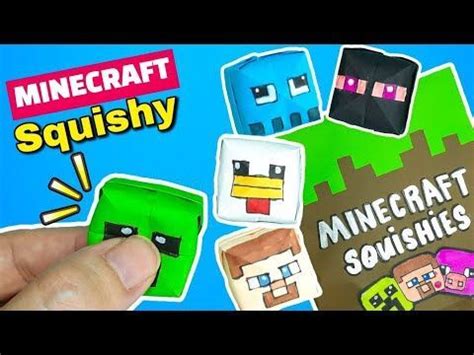 Best 13 Origami Minecraft Paper Squishy Diy Paper Fidget Toy Artofit