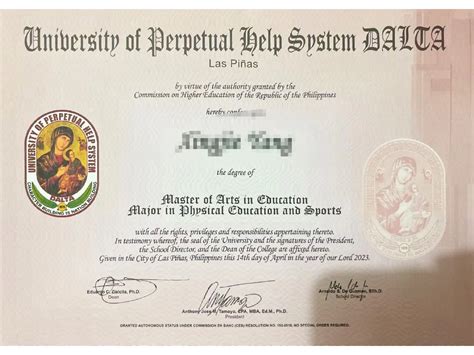 University Of Perpetual Help System Dalta Uphsd Fake Diploma