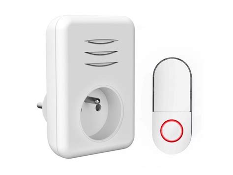 Sonnette Sans Fil Byron Blanc