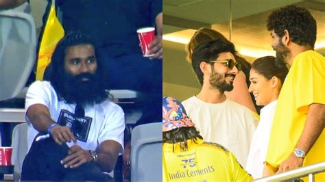 Csk Vs Mi Dhanush Nayanthara Lokesh Kanagaraj Anirudh Vignesh Shivan In Attendance Its A