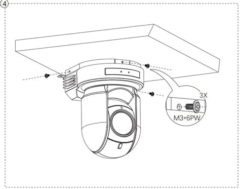 Bolintechnology Vcc Cm 01 Ceiling Mount Bracket For Indoor Camera Instruction Manual