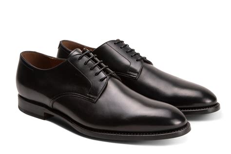 Plain Toe Oxford In Black W Gibbs Propersole