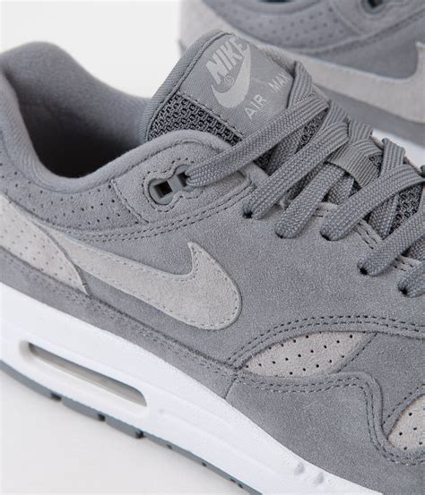 Nike Air Max 1 Premium Shoes Cool Grey Wolf Grey White Always