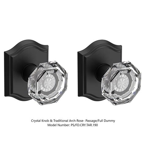 Baldwin Reserve Collection Interior Knobs Crystal Door Knob Pas
