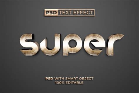 Psd 3d Gold Text Effect Graphic By Mockmenot · Creative Fabrica