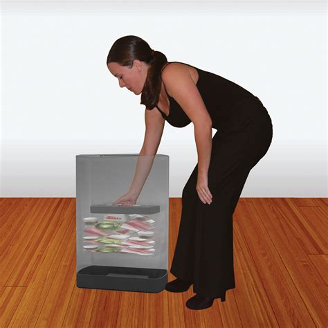 Household Essentials Trash Krusher Manual Trash Compactor 40 L