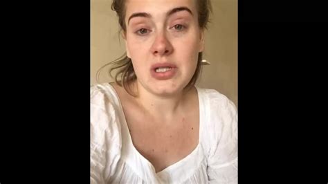 Adele Ditches Makeup Apologizes For Canceled Concert The Hollywood