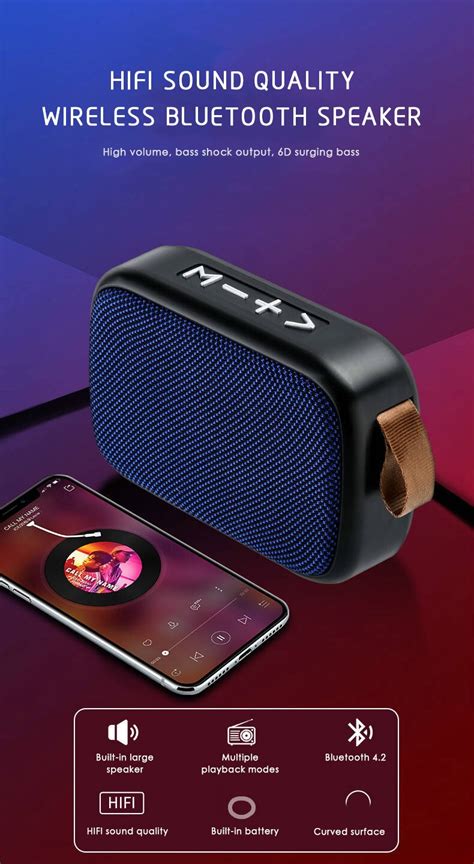 Bluetooth Speaker Portable Stereo Subwoofer Wirele Vicedeal