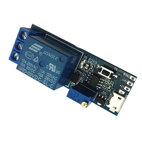 Jual V V Micro USB Power Relay Timer Control Module Trigger Delay Relay Module Di Seller