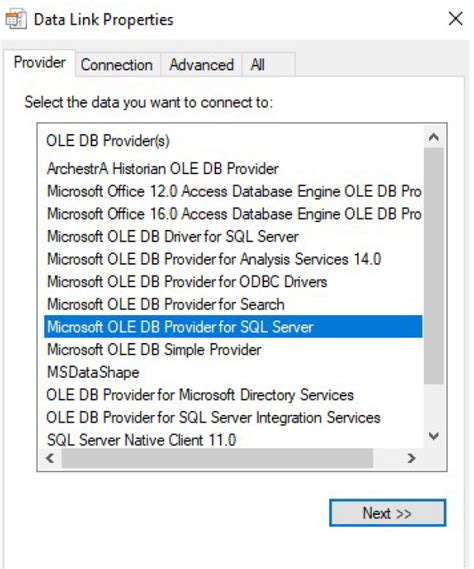 How To Test Sql Server Connectivity Using A Udl File Industrial Software Solutions