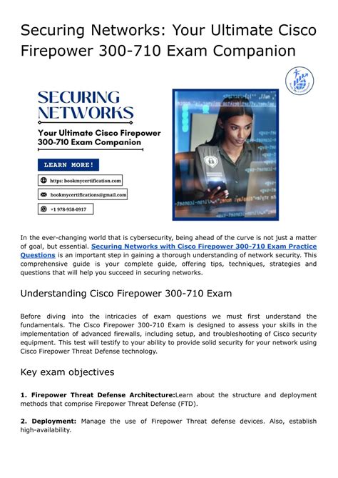 PPT Securing Networks Your Ultimate Cisco Firepower Exam Companion PowerPoint