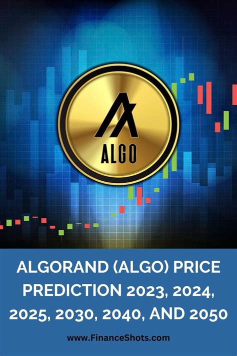 Algorand Algo Price Prediction 2023 2024 2025 2030 2040 And 2050 Predictions Price