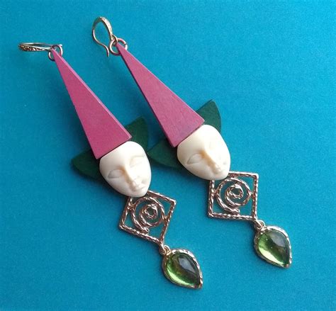 Авторские серьги ручной работы в магазине «Винтажные раритеты на Ламбада маркете