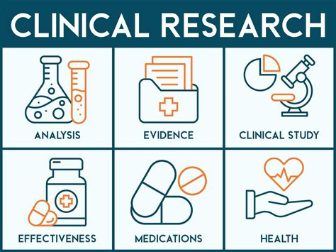 Clinical Research Banner Web Icon Vector Illustration Concept With Icon