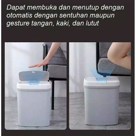 jual tong sampah sensor tempat sampah otomatis shopee indonesia