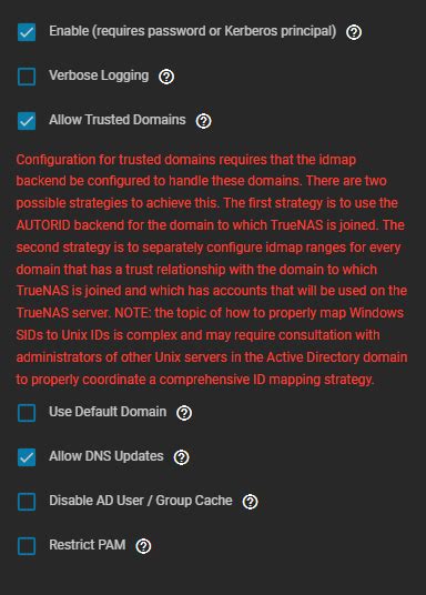 Active Directory Cant Use Default Domain Truenas Community