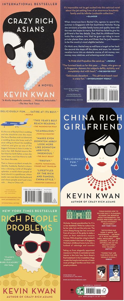 Kevin Kwan Crazy Rich Asians Trilogy Collection 3 Books Set