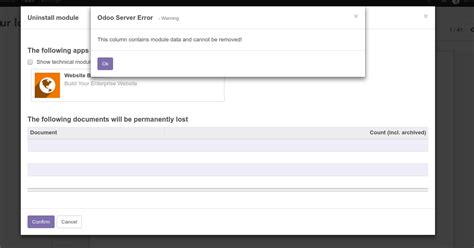11 Could Not Reinstall Website Module · Issue 25078 · Odooodoo · Github