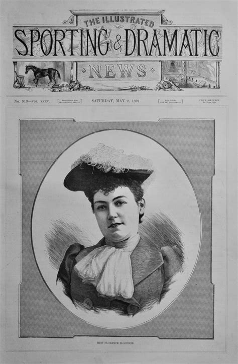 Miss Florence Mckenzie 1891