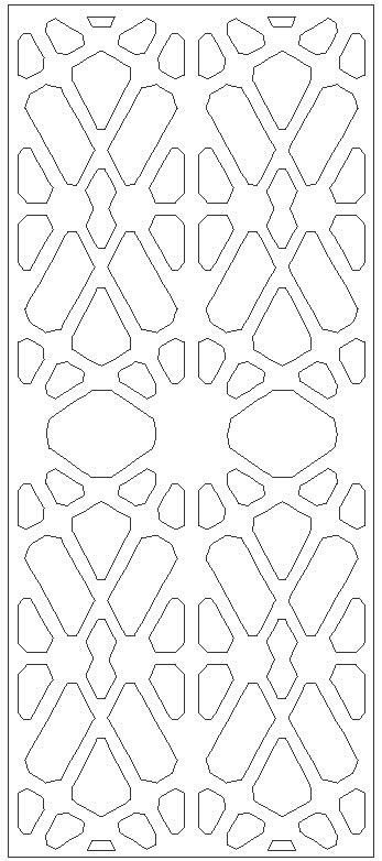 Decorative Wooden Panel Laser Cutting Design Autocad Dwg Drawing