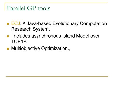 Ppt Parallel Genetic Programming Powerpoint Presentation Free