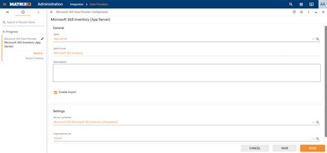 Configuring And Running The Microsoft 365 Inventory Data Provider Matrix42 Self Service Help