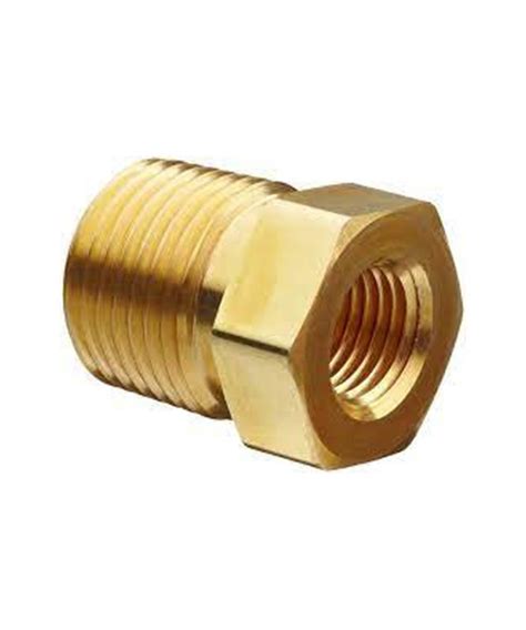 Brass Reducer Bushing 1 2mpt X 3 8fpt Brass Pipe Reducing Bushing