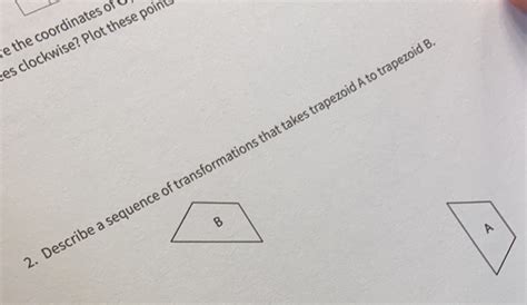 Solved E The Coordinates Of U S Clockwise Plot These Points Describe