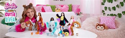 Barbie Cutie Reveal Fashion Doll Jungle Series Elephant