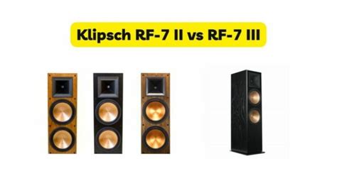 Klipsch RF II Vs RF III All For Turntables