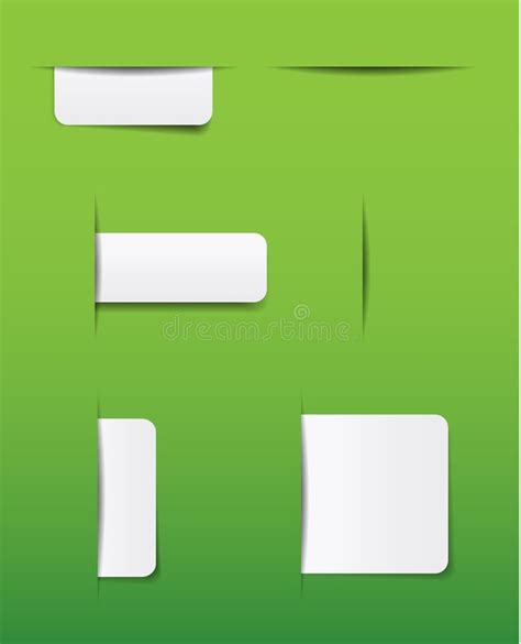 Web Navigation Tabs Buttons Gradient Vector Template Bar Menu Tab