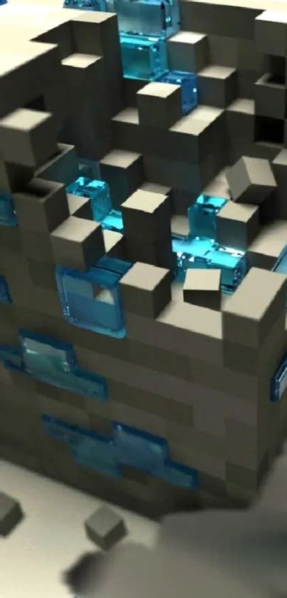 3d Cubic Block Wallpaper Free Download