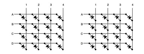 For One Colored Led Matrix Common Anode Common Cathode Leds And