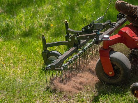 Front Mount Dethatcher For Zero Turns Cmp Attachments