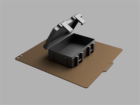 Large Rugged Print In Place Box No Hardware By Vostok Labs Makerworld Download Free 3d Models