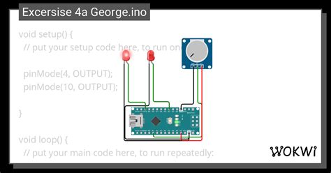 Excersise 4a O Wokwi Esp32 Stm32 Arduino Simulator