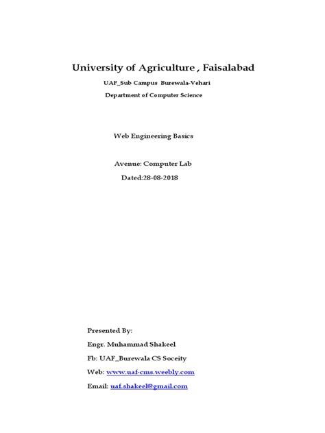 Workshop Webengineering Basics Pdf Cascading Style Sheets Html