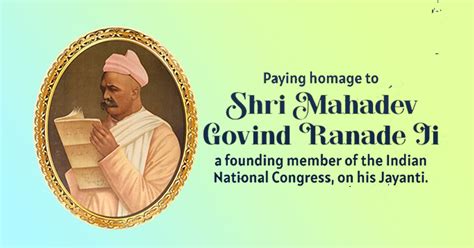 Mahadev Govind Ranade Birth Anniversary Hd Images And Social Media Post Free Download