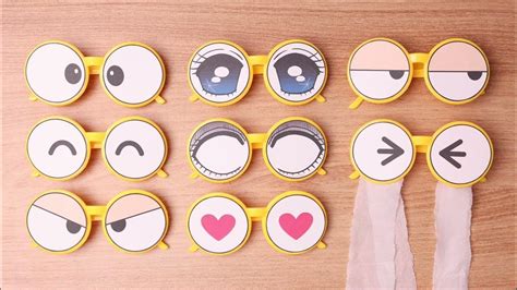 내 감정을 표현해요다양한 표정이 있어요감정표현안경무료도안공유 Youtube