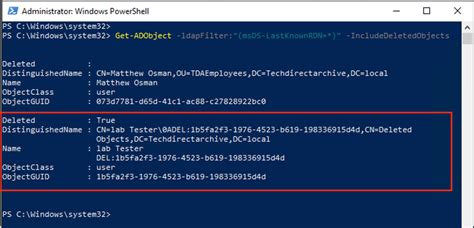 restore ad objects how to restore deleted user accounts in active directory with microsoft ldp