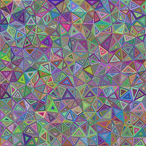Colorful Chaotic Triangle Mosaic Background Design Vector Eps Ai Uidownload