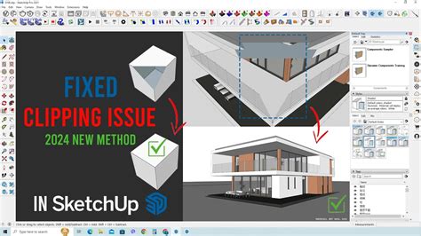 How To Fix Clipping Issue In Sketchup New And Fast Method 2024 Youtube