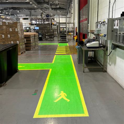 Projected Safety Markings Warehouse Safety Solutions