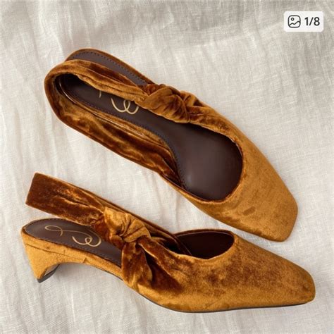 Shoes Sam Edelman Meredith Sling Back Velvet Womens Shoes Poshmark