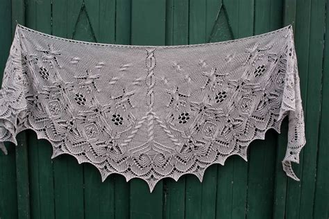 Delicate And Intricate Lace Shawl Knitting Pattern