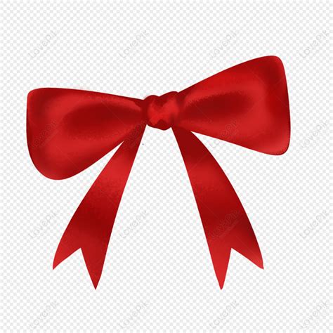 붉은 나비 리본 Png 일러스트 무료 다운로드 Lovepik