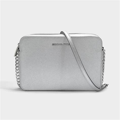 Michael Kors Handbags Silver Metallic