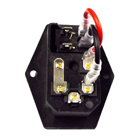 Kettle Plug Connector With Switch Panel Mount 3d Printing Store