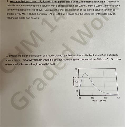 Solved Assume That You Have And Ml Pipets And A Chegg Com